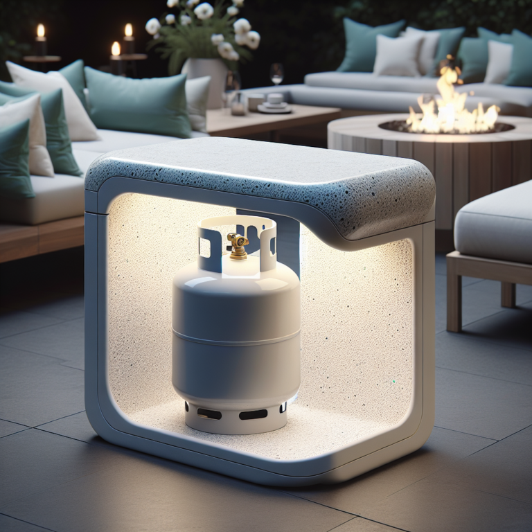 HOMPUS Propane Tank Cover Table 16 inch Review - Fire Pit Focal