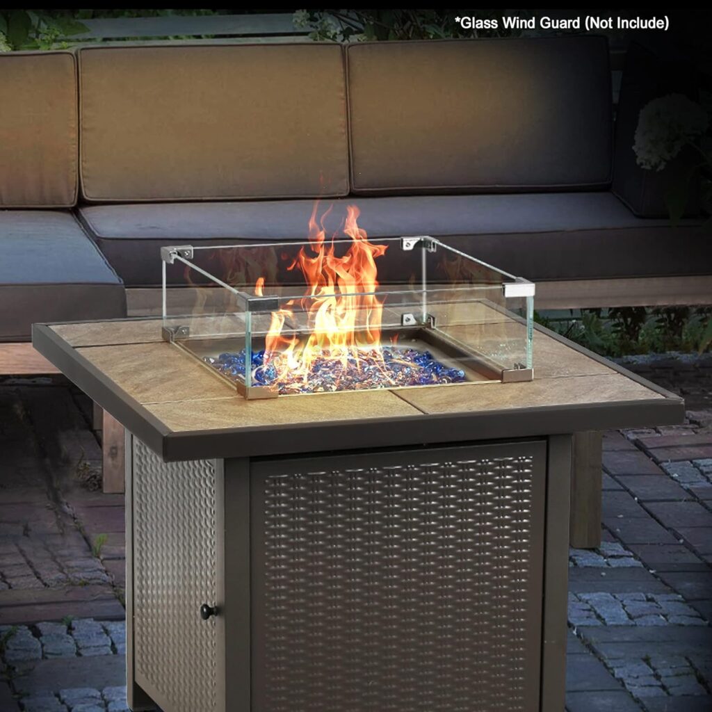 BALI OUTDOORS 32 Inch Gas Fire Pit Table Review - Fire Pit Focal