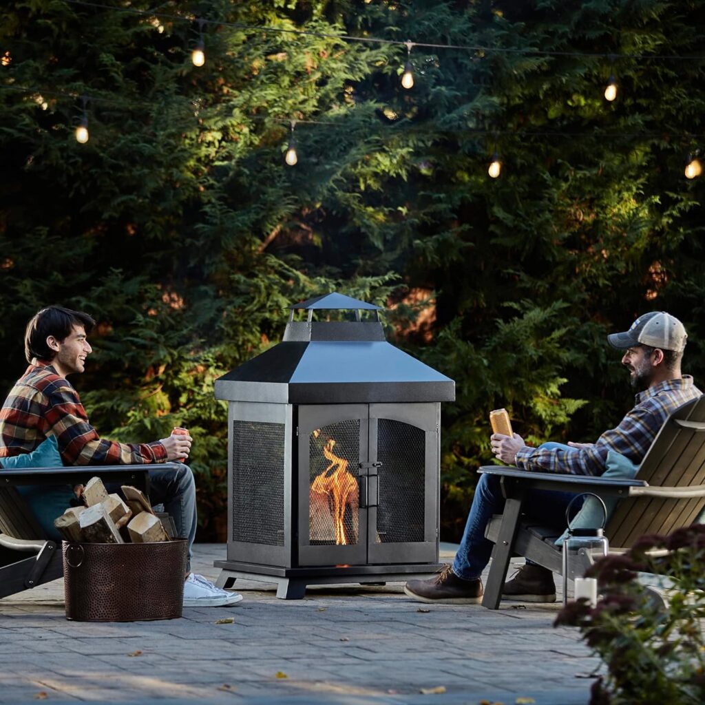 Endless Summer Wood Burning Outdoor Fire House Review - Fire Pit Focal