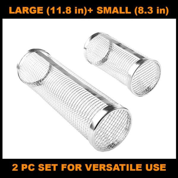 Updated BBQ Grill Net Tube Review - Fire Pit Focal