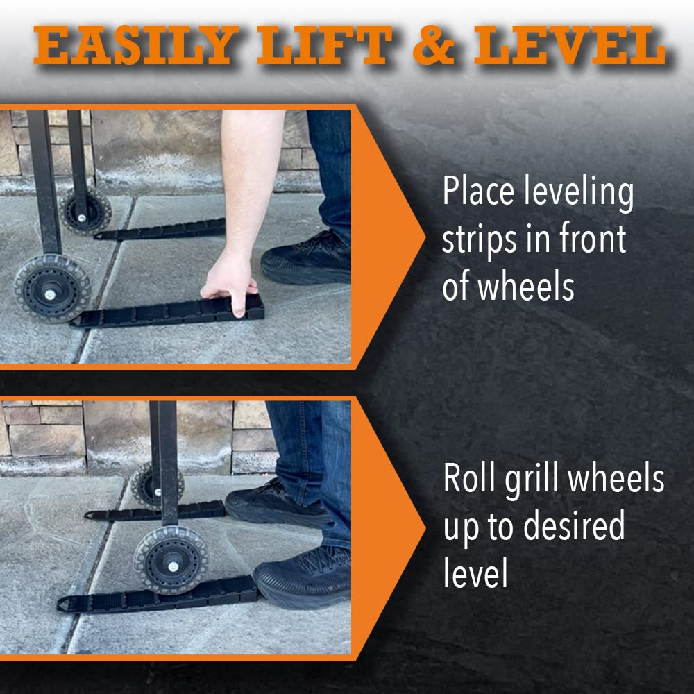 Gator Tail Leveling Shims for Grill - 2 Pack Plastic Wedges - Fire Pit ...