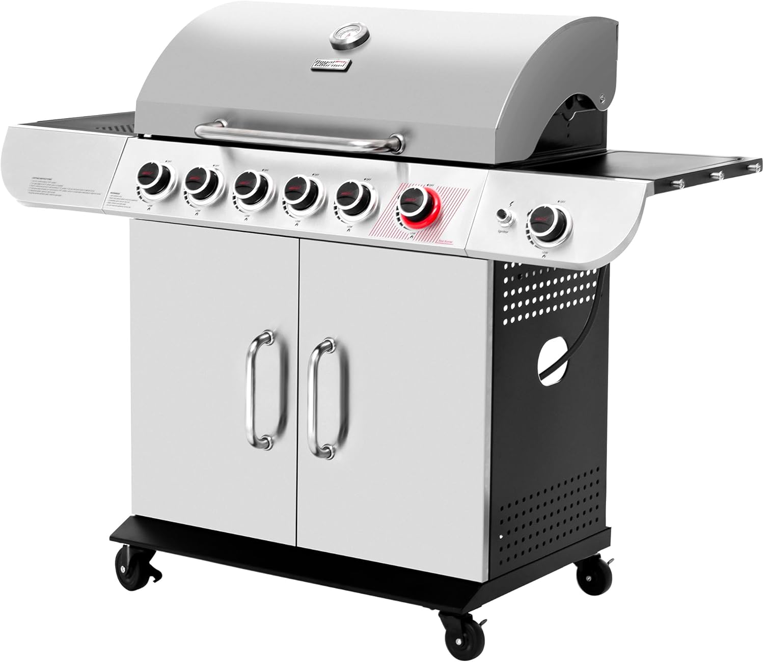 Royal Gourmet SG6002R 6-Burner Propane Grill with Sear Burner - Fire ...